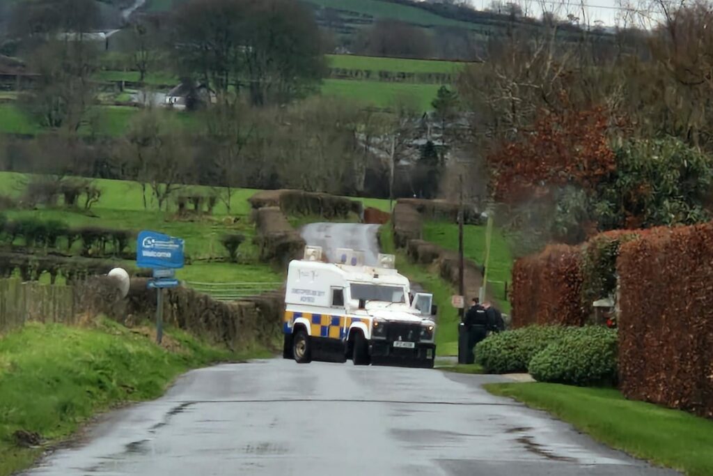Security Alert Closes Rural Road in Newtownabbey - THEUKHERALD